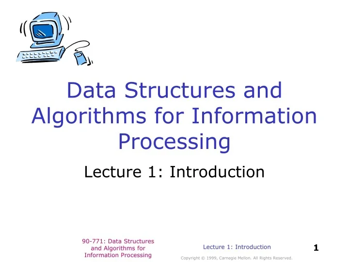 Ppt Data Structures And Algorithms For Information Processing 8849