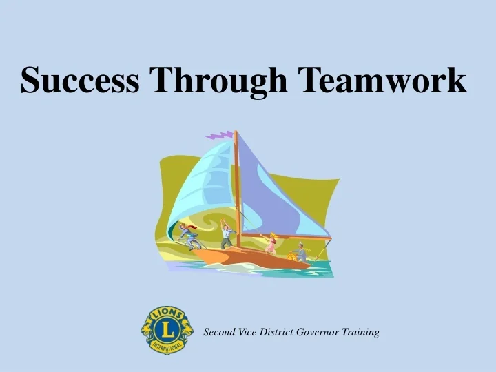 PPT - Success Through Teamwork PowerPoint Presentation, free download ...