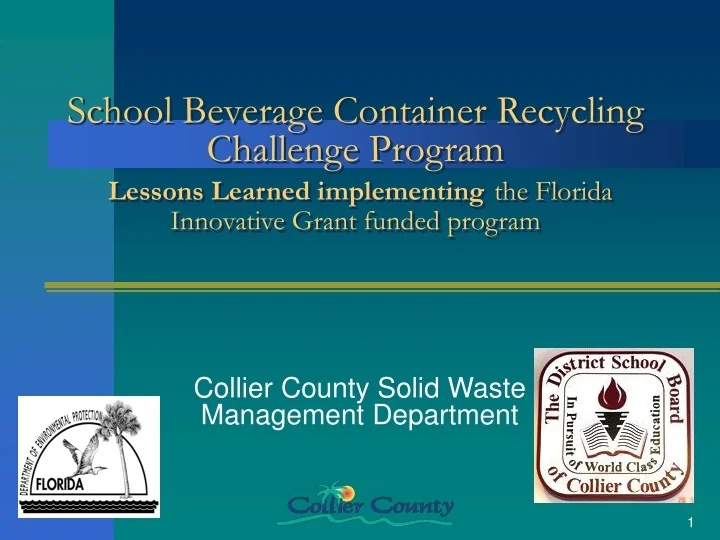 PPT - Collier County Solid Waste Management Department PowerPoint ...
