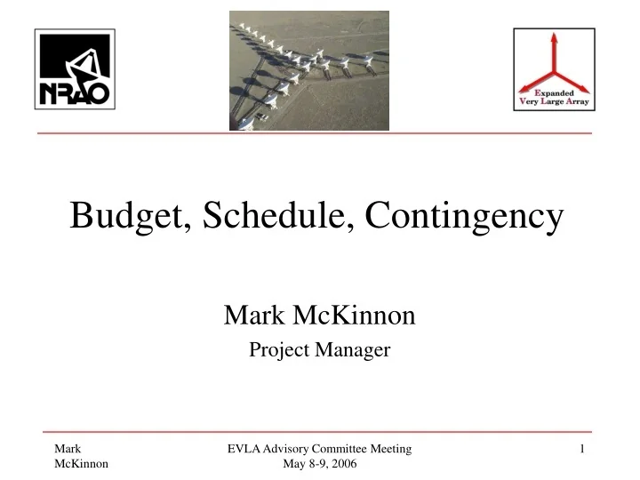 PPT - Budget, Schedule, Contingency PowerPoint Presentation, free ...