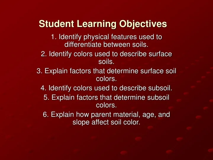 PPT - Student Learning Objectives PowerPoint Presentation, free ...