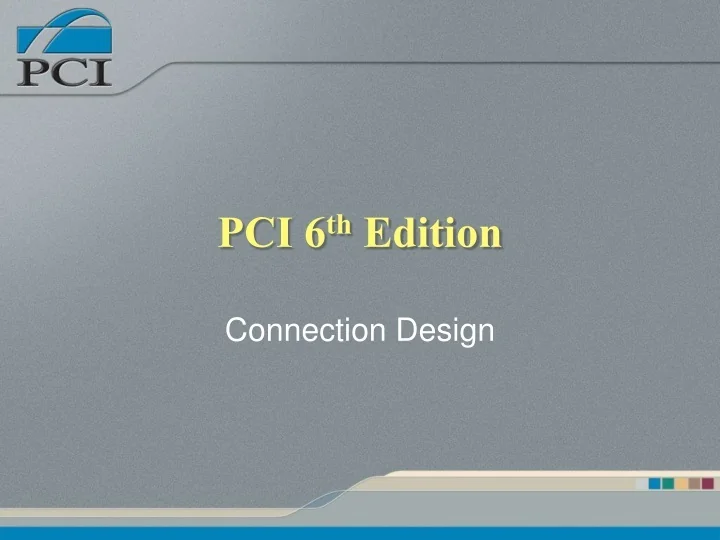 PPT - PCI 6 th Edition PowerPoint Presentation, free download - ID:9436185