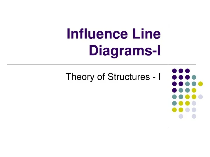 PPT - Influence Line Diagrams-I PowerPoint Presentation, free download ...