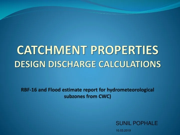 PPT - SUNIL POPHALE 10.03.2019 PowerPoint Presentation, free download ...