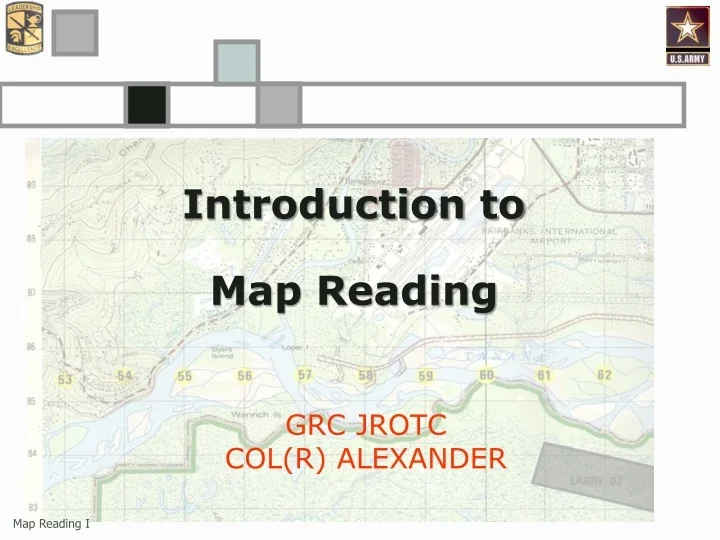 PPT - Introduction to Map Reading PowerPoint Presentation, free ...