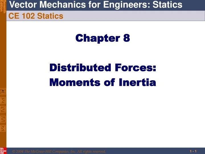PPT - CE 102 Statics PowerPoint Presentation, free download - ID:9442288