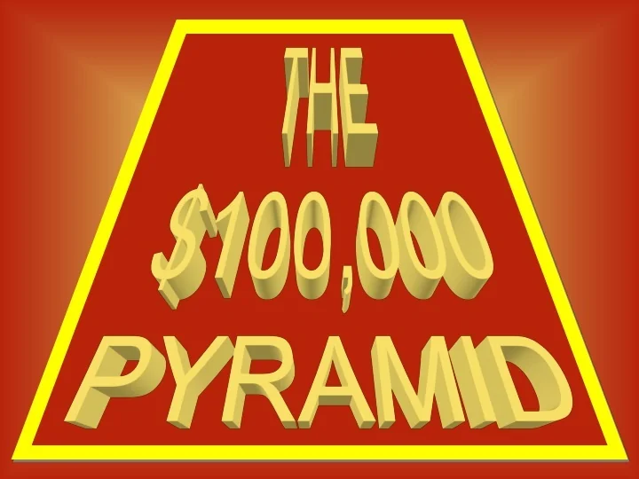 PPT - THE $100,000 PYRAMID PowerPoint Presentation, free download - ID ...
