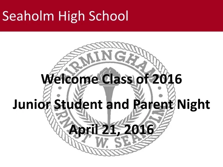 PPT - Seaholm High School PowerPoint Presentation, free download - ID ...