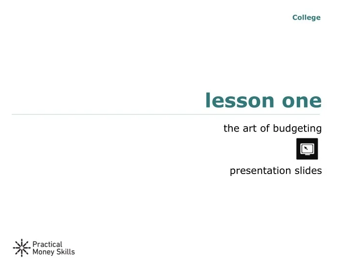 PPT - lesson one PowerPoint Presentation, free download - ID:9449655