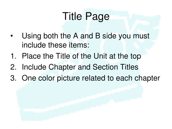 PPT - Title Page PowerPoint Presentation, free download - ID:9450008