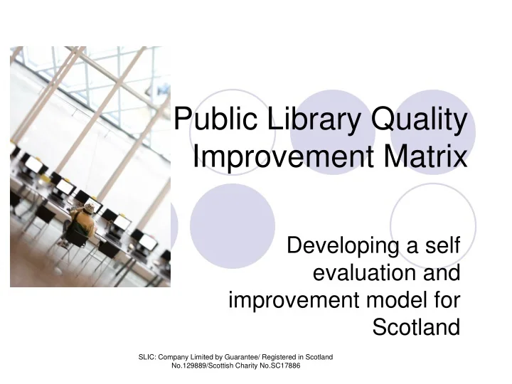 PPT - Public Library Quality Improvement Matrix PowerPoint Presentation ...