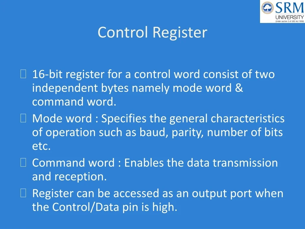 PPT - Understanding 8251A USART for Data Communications PowerPoint ...