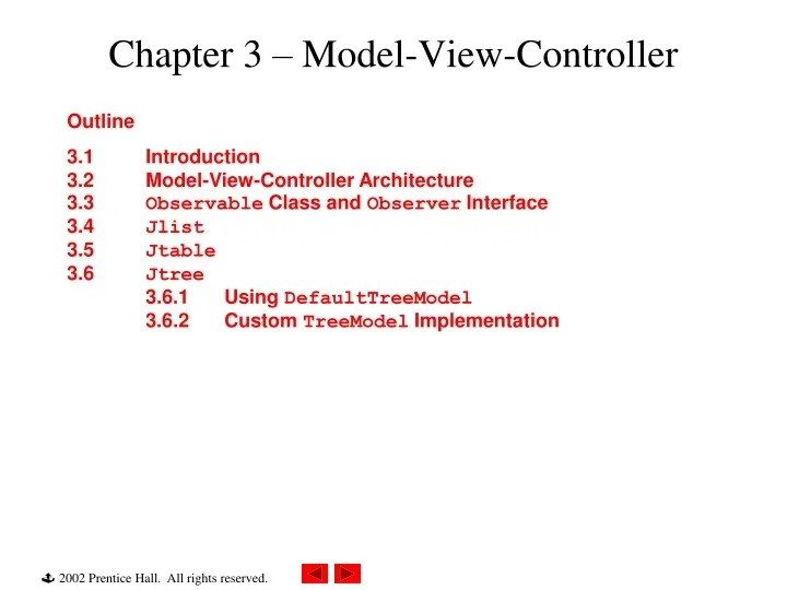 PPT - Chapter 3 – Model-View-Controller PowerPoint Presentation, free ...