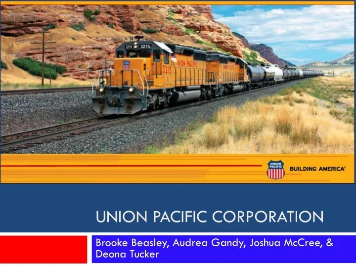 PPT - Union PACIFIC CORPORATION PowerPoint Presentation, free download ...