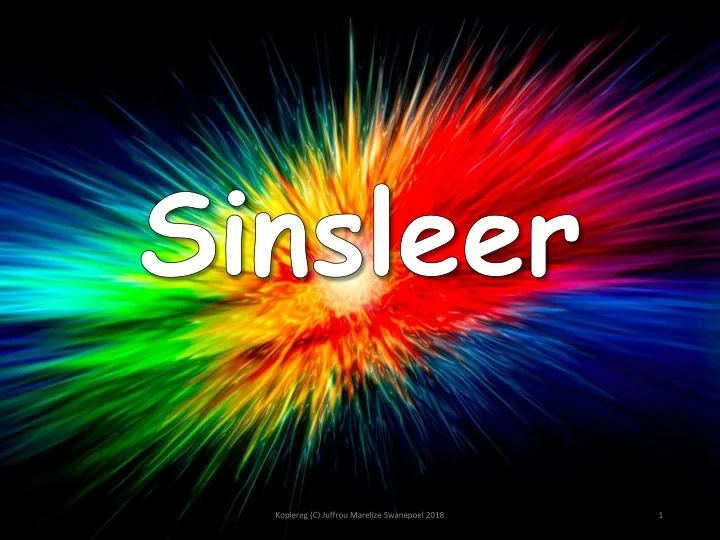 PPT - Sinsleer PowerPoint Presentation, free download - ID:9454857