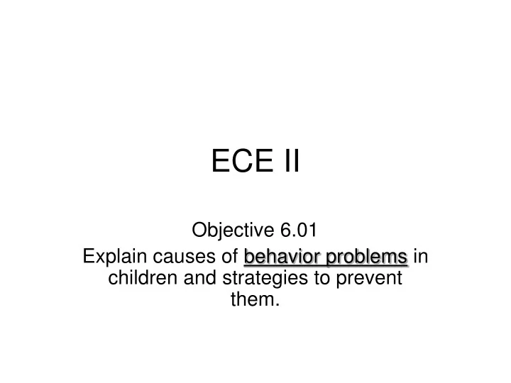 PPT - ECE II PowerPoint Presentation, free download - ID:9455108