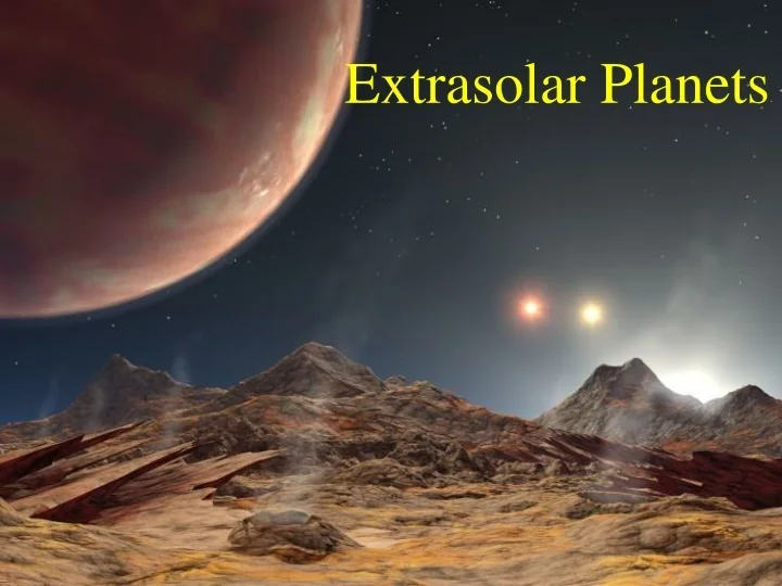 PPT - Extrasolar Planets PowerPoint Presentation, free download - ID ...
