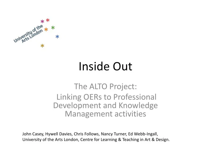 PPT - Inside Out PowerPoint Presentation, free download - ID:9456726