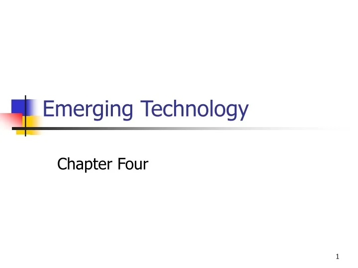 PPT - Emerging Technology PowerPoint Presentation, free download - ID ...