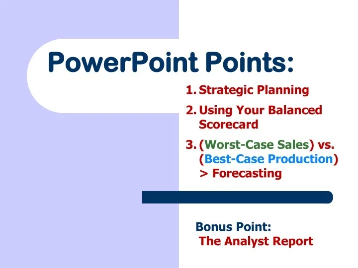 PPT - PowerPoint Points: PowerPoint Presentation, free download - ID ...