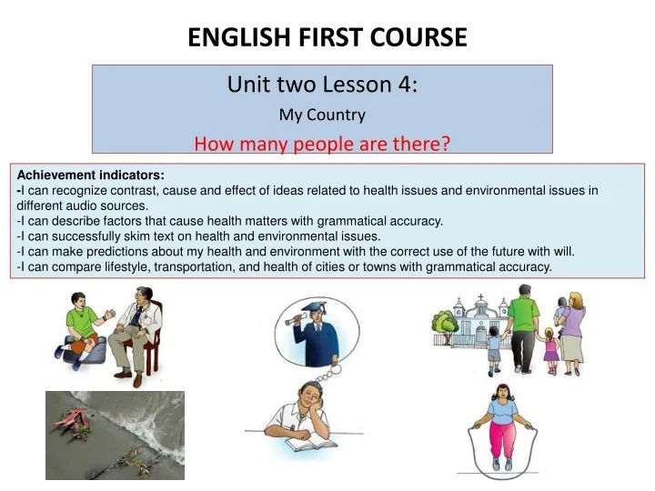 PPT - ENGLISH FIRST COURSE PowerPoint Presentation, free download - ID ...