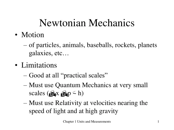 PPT - Newtonian Mechanics PowerPoint Presentation, free download - ID ... PPT - Newtonian Mechanics PowerPoint Presentation, free download - ID ...