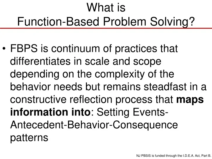 PPT - What is Function-Based Problem Solving? PowerPoint Presentation ...