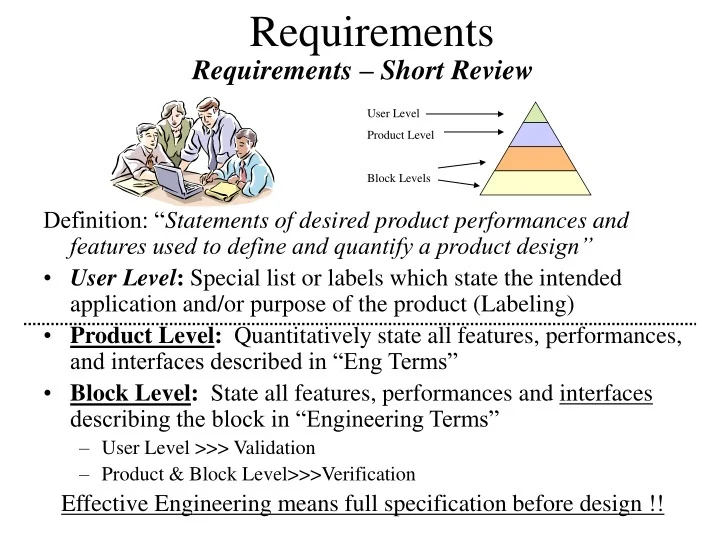 PPT - Requirements – Short Review PowerPoint Presentation, free ...