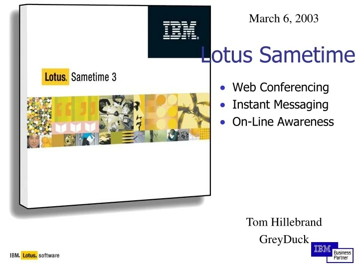 PPT - Lotus Sametime PowerPoint Presentation, free download - ID:9468352