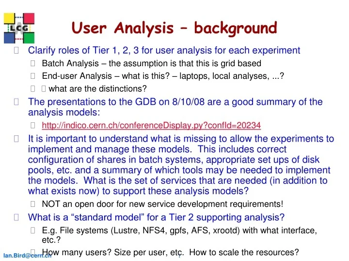 PPT - User Analysis – background PowerPoint Presentation, free download ...