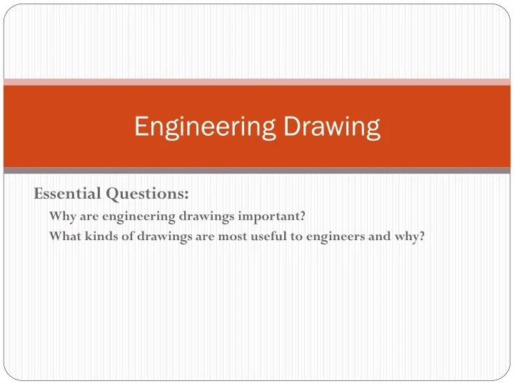 PPT - Engineering Drawing PowerPoint Presentation, free download - ID ...