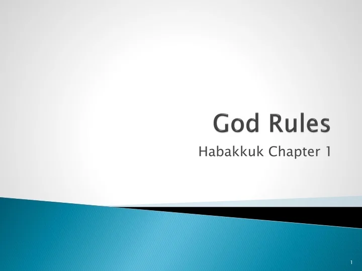 PPT - God Rules PowerPoint Presentation, free download - ID:9474735