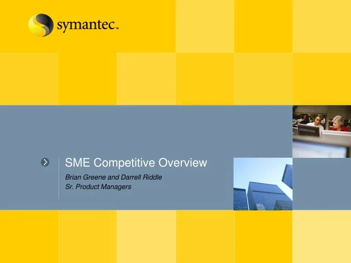 PPT - SME Competitive Overview PowerPoint Presentation, free download ...
