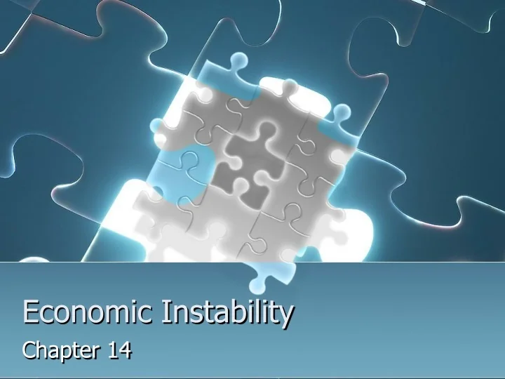 PPT - Economic Instability PowerPoint Presentation, free download - ID ...