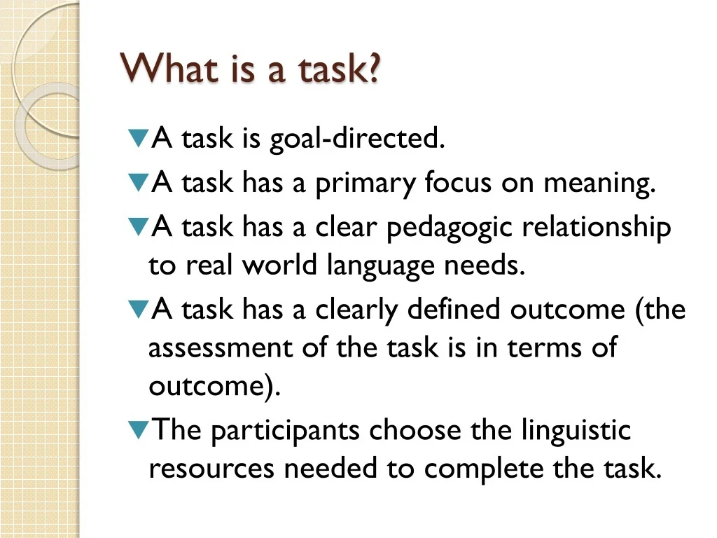 PPT Task Based Language Teaching PowerPoint Presentation Free PPT Task Based Language Teaching PowerPoint Presentation Free