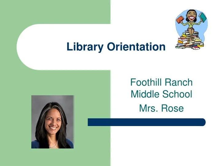 PPT - Library Orientation PowerPoint Presentation, free download - ID ...