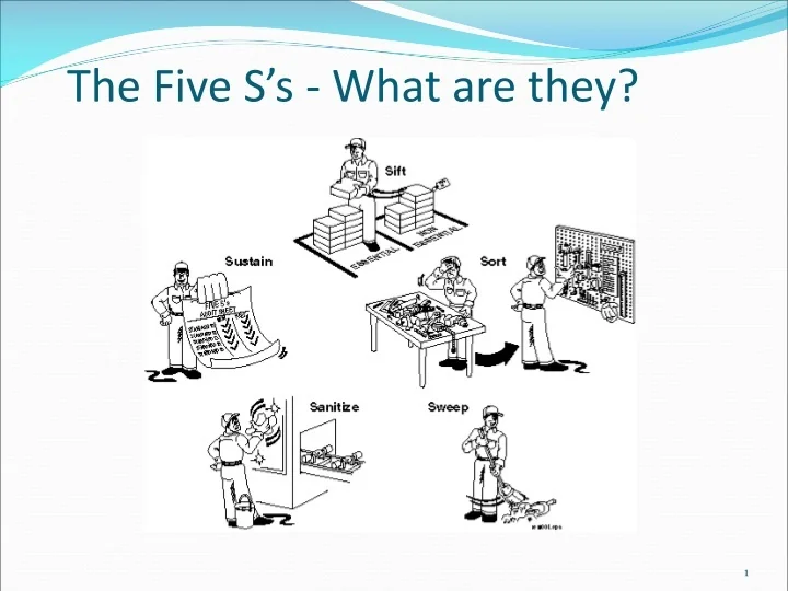 PPT - The Five S’s - What are they? PowerPoint Presentation, free ...