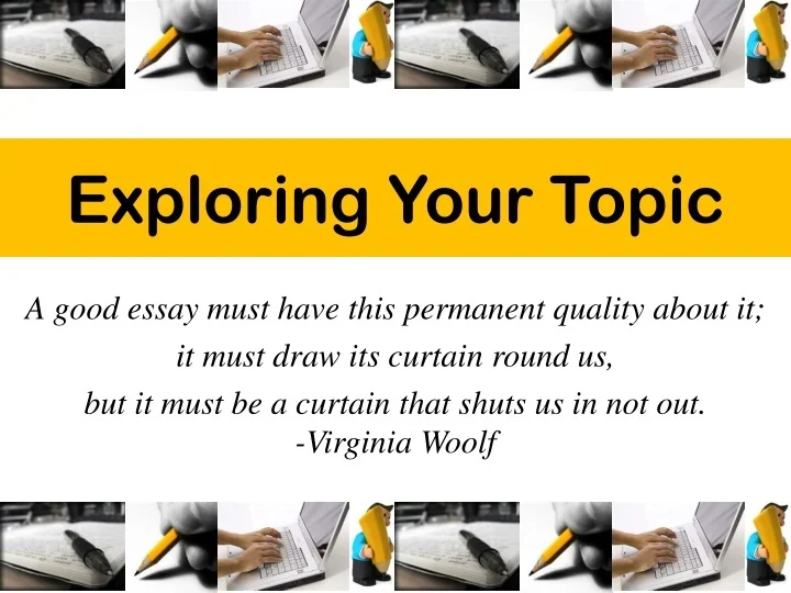 PPT - Exploring Your Topic PowerPoint Presentation, free download - ID ...