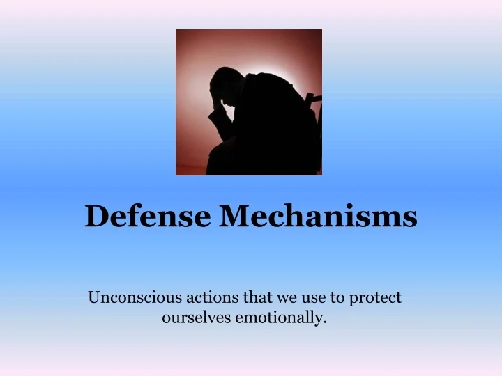 PPT - Defense Mechanisms PowerPoint Presentation, free download - ID ...