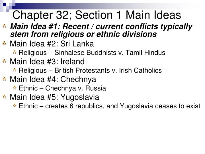 PPT - Chapter 32; Section 1 Main Ideas PowerPoint Presentation, free ...