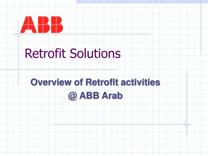 PPT - Retrofit Solutions PowerPoint Presentation, free download - ID ...