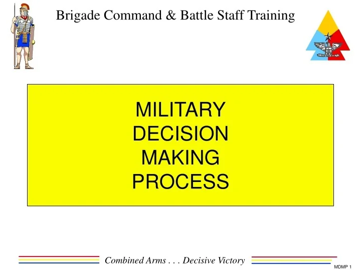 PPT - MILITARY DECISION MAKING PROCESS PowerPoint Presentation, free ...