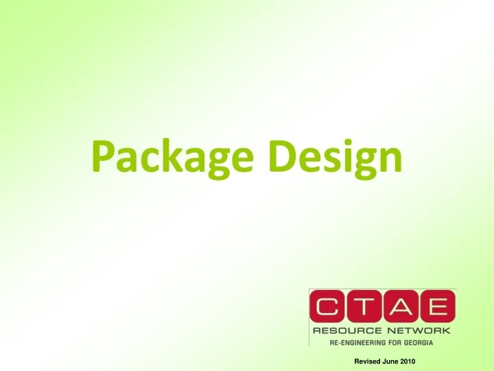 PPT - Package Design PowerPoint Presentation, free download - ID:9486221