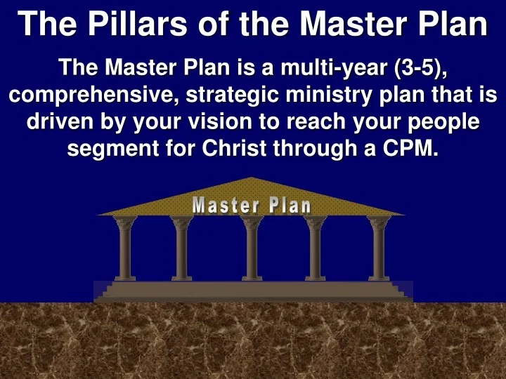 PPT - Master Plan PowerPoint Presentation, free download - ID:9486708