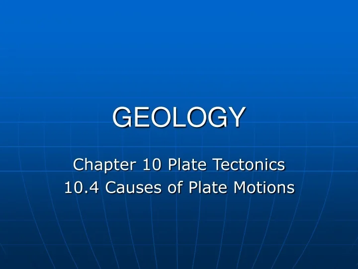 PPT - GEOLOGY PowerPoint Presentation, free download - ID:9487082