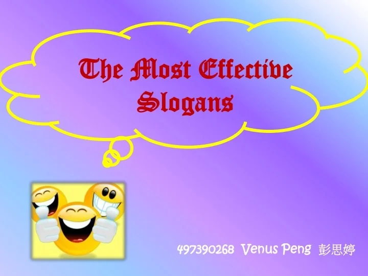 PPT - The Most Effective Slogans PowerPoint Presentation, free download ...