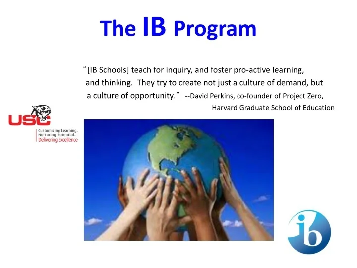 PPT - The IB Program PowerPoint Presentation, free download - ID:9489365