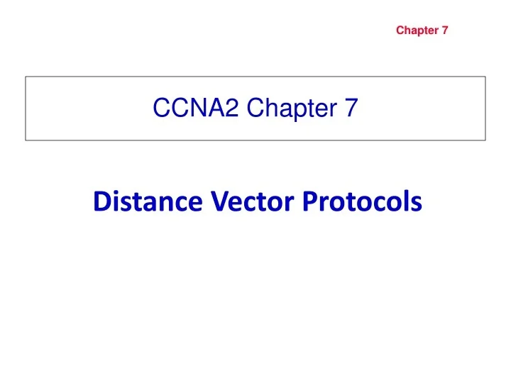 PPT - CCNA2 Chapter 7 PowerPoint Presentation, free download - ID:9494360