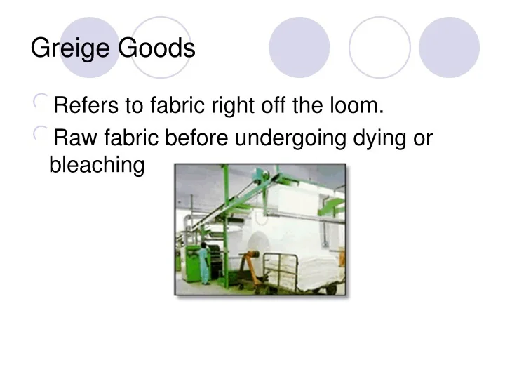 PPT - Greige Goods PowerPoint Presentation, free download - ID:9494374