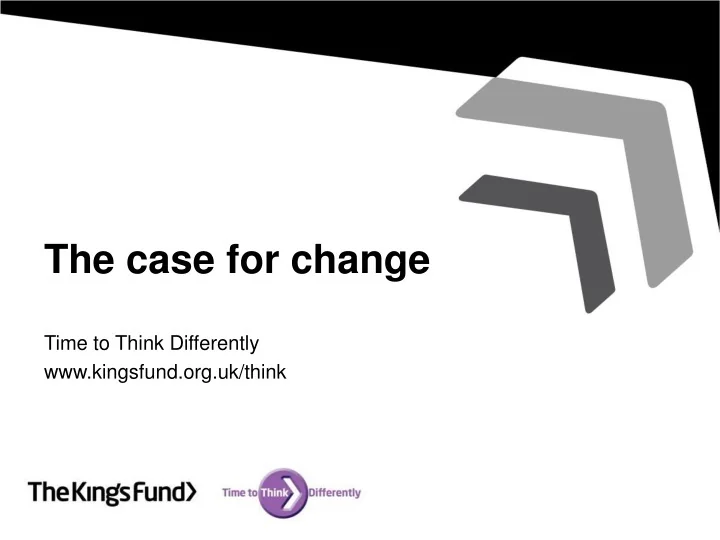PPT - The case for change PowerPoint Presentation, free download - ID ...